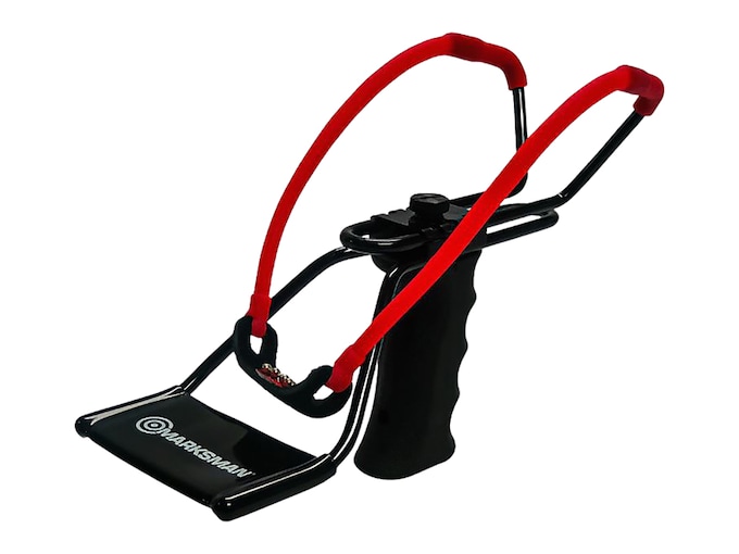 Marksman LaserHawk Hyper-Velocity Adjustable Slingshot Red Black