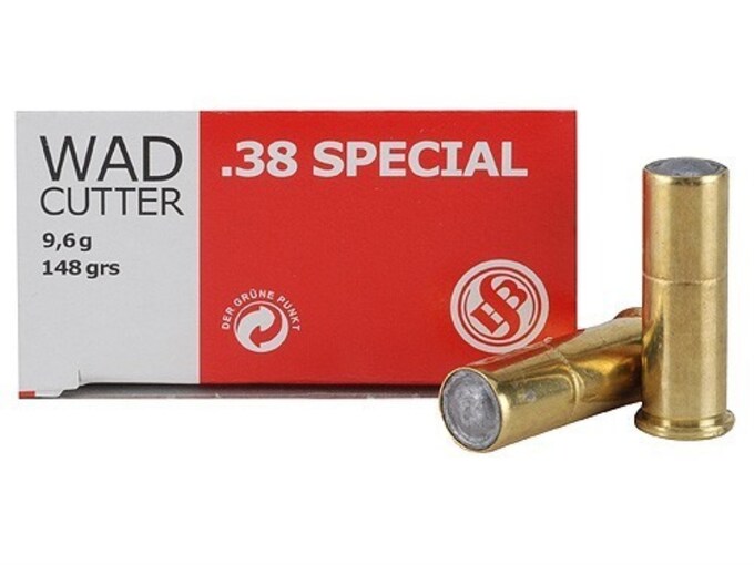 Sellier & Bellot Ammo 38 Special 148 Grain Hollow Base Wadcutter Case