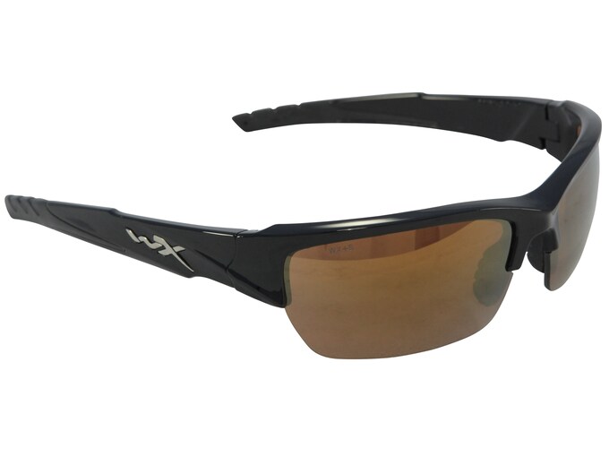 Wiley X Black Ops WX Valor Sunglasses Bronze Flash Lens