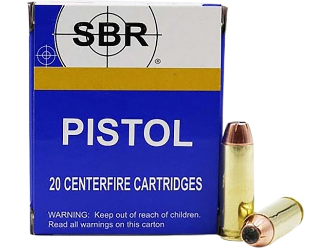 SBR Ammo 44 Automag (44 AMP) 240 Grain Hornady XTP Jacketed Hollow