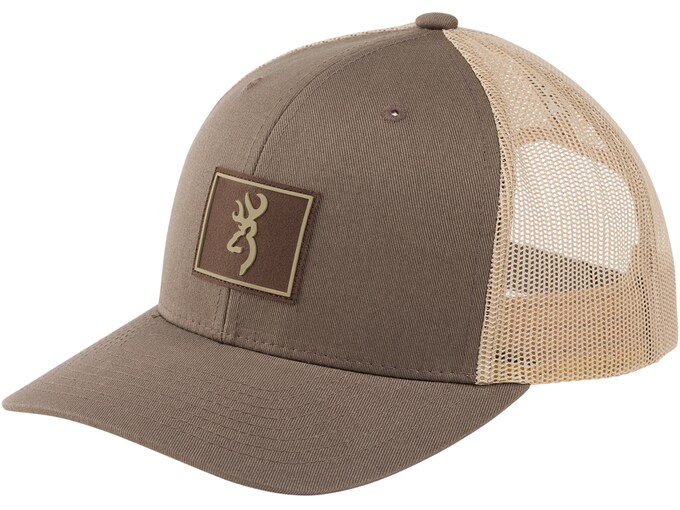 Browning Men's Border Mesh Back Cap Pewter One Size Fits Most