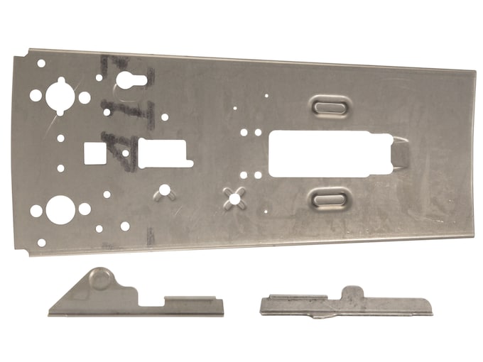 Power Custom AK-47 Polish Underfolder Flat 7.62x39mm Top Rail Bent