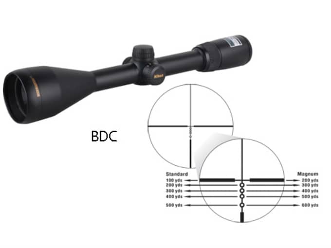 Nikon Buckmasters Rifle Scope 4-12x 50mm BDC Reticle Matte
