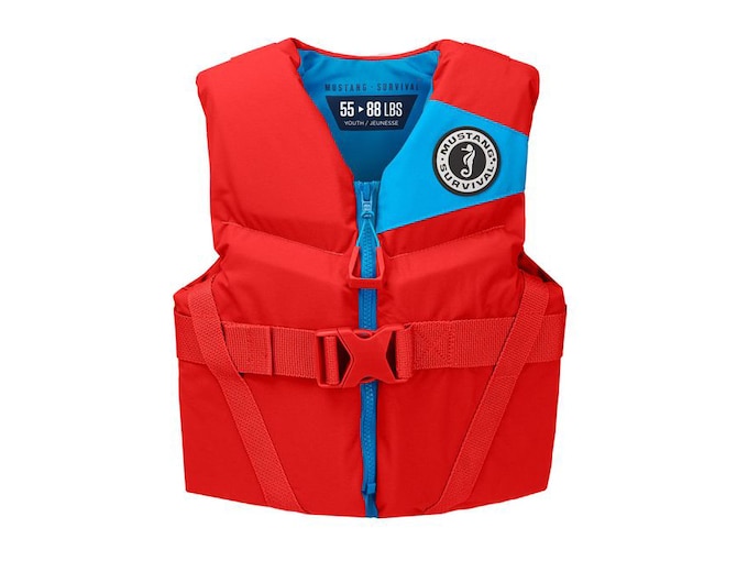 Mustang Survival Rev Youth Life Jacket Imperial Red