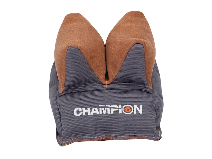 Champion Two-Tone Rear Shooting Rest Bag Nylon Leather Gray Filled