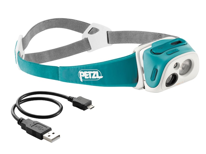 Petzl Tikka R+ Reactive Lighting 170 Lumen LED Headlamp Coral