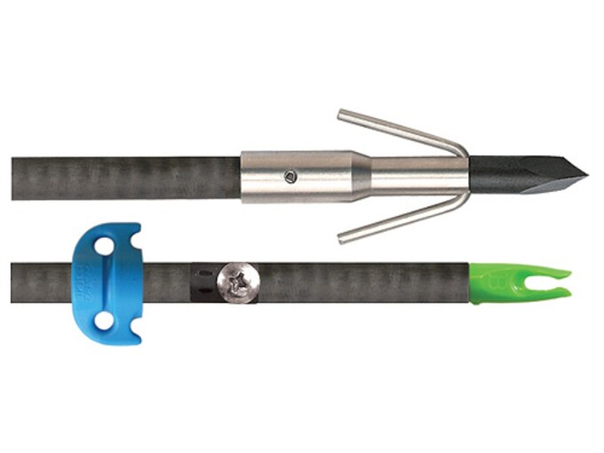 Muzzy Carbon Classic Carbon Bowfishing Arrow Gar Point Safety Slide