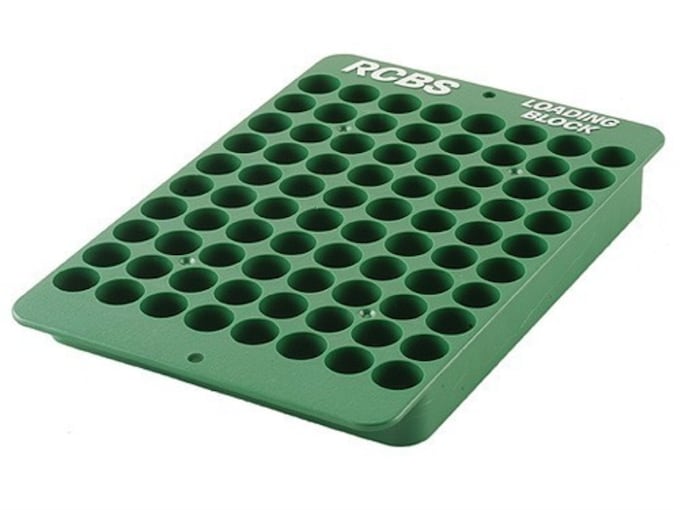 RCBS Universal Reloading Tray 40-Round Plastic Green