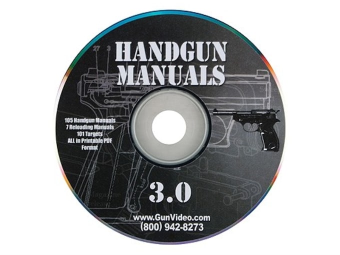 Gun Video Handgun Manuals CD-ROM