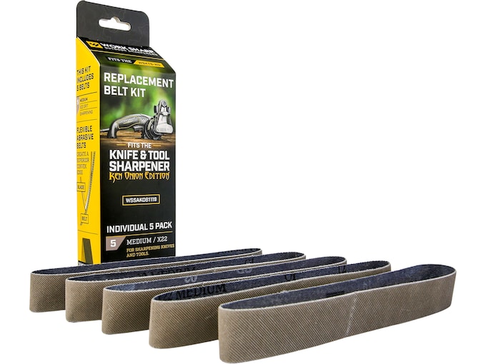 Work Sharp Medium X22 Grit Belt Accessory Kit Ken Onion Edition