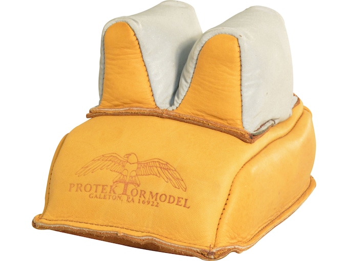 Protektor Super Slick Silver Rabbit Ear Rear Shooting Rest Bag Leather