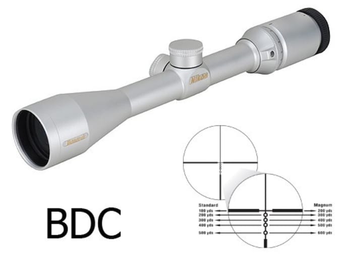 Nikon Monarch Rifle Scope 2.5-10x 42mm BDC Reticle Silver