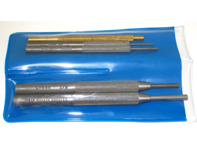 Lyman Pistolsmith's Punch Set 5-Piece Brass Steel