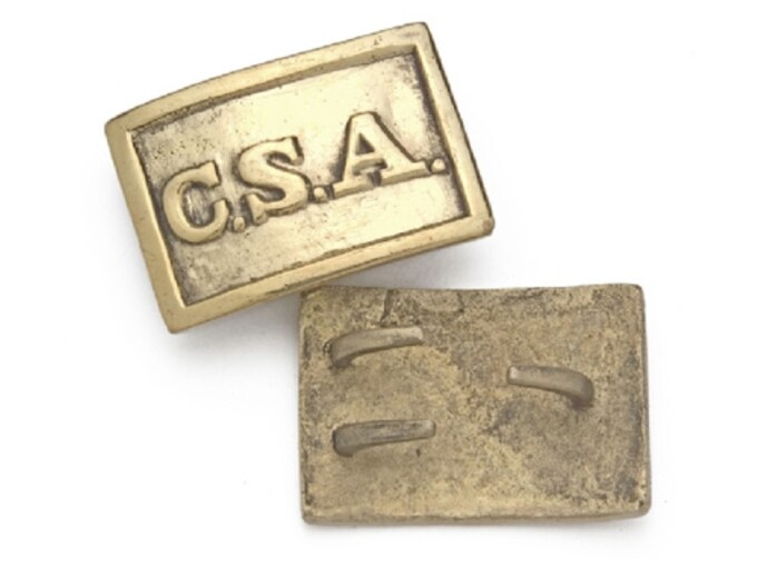 Collector's Armoury Replica Civil War Confederate CSA Rectangle Belt