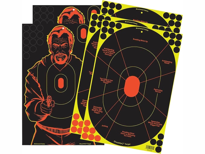 Birchwood Casey Shoot-N-C 12 X 18 Bad Guy & Handgun Trainer Targets