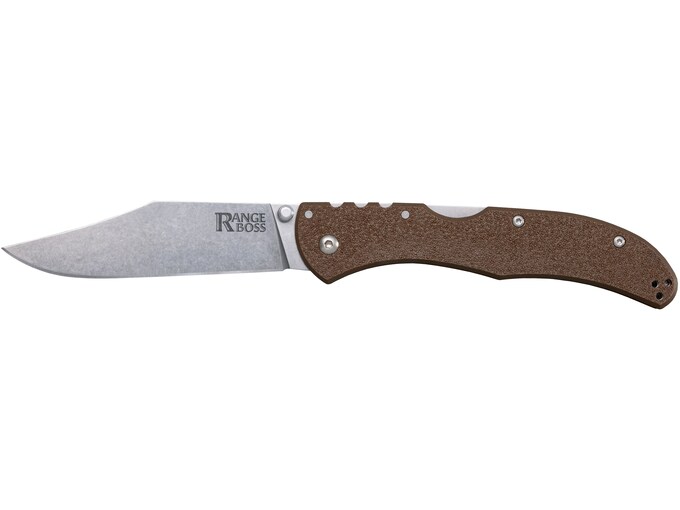 Cold Steel Range Boss Folding Knife 4 Clip Point 4034 SS Polished