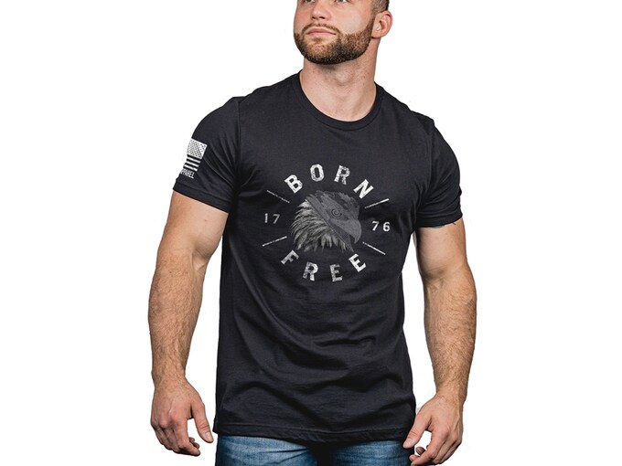 Nine Line Men's Eagle Short Sleeve T-Shirt Black Medium