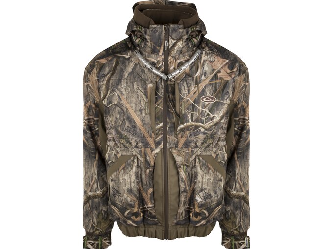 Drake Men's Reflex 3-in-1 Plus 2 Jacket Mossy Oak Bottomland XL