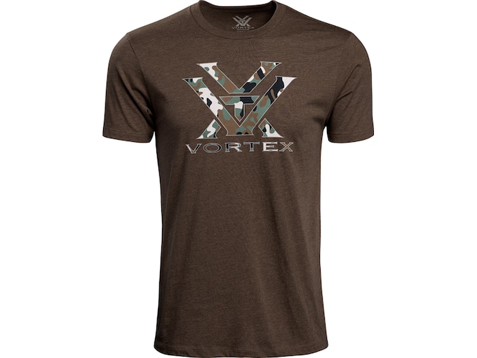 Vortex Optics Men's Camo Logo Short Sleeve T-Shirt Charcoal Heather