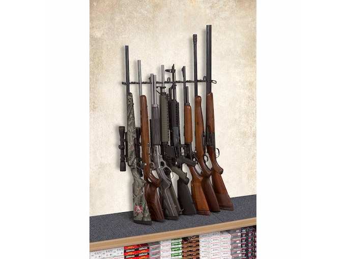 Rack'Em Racks 8 Rifle Shelf Display Rifle Barrel Rest
