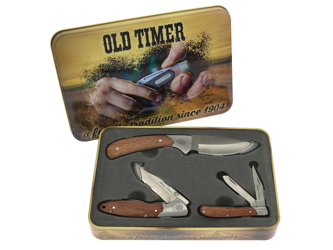 Old Timer Limited Edition Knife Gift Set SS Blades Rosewood Handles