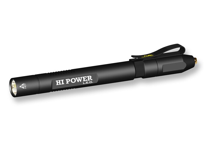 Browning Hi Power Pen Light Flashlight LED 2 AAA Batteries Aluminum