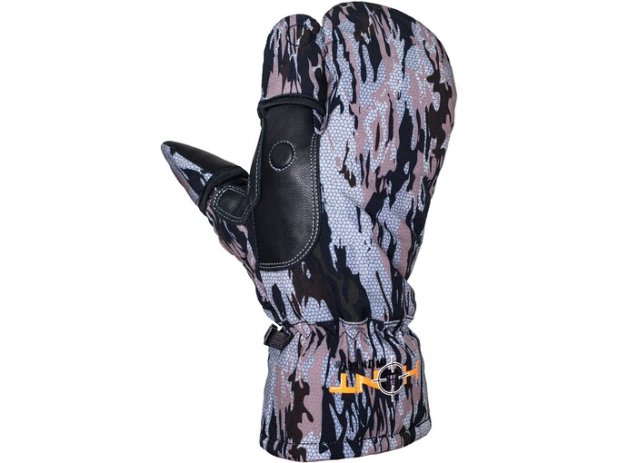Hunt Monkey Men's Wildcat Dry-Tec Hunting Mittens Hardwood Large
