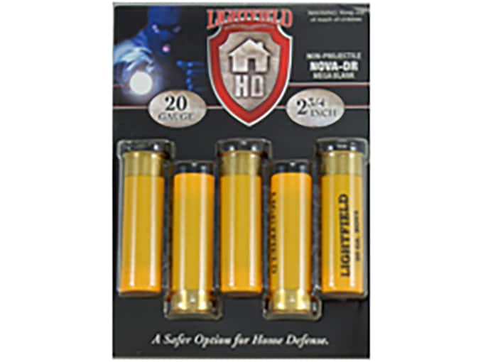 Lightfield Home Defender Nova DR Blank Concussion Ammo 20 Ga 2-3/4 Box