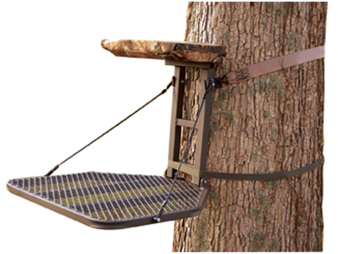 Summit Stoop ECS Hang On Treestand Steel Realtree AP Camo