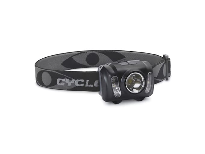 Cyclops 210 Lumen Headlamp LED 3 AAA Batteries Polymer Gray 2PK