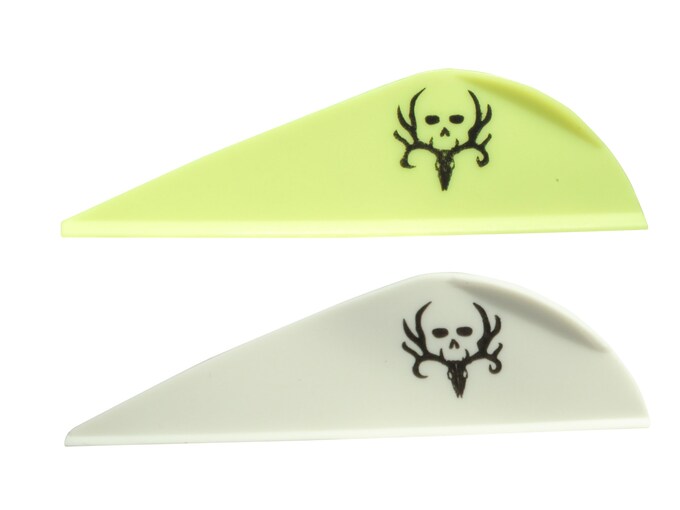 NAP Quikspin Bone Collector Arrow Fletching 2 Yellow 36PK