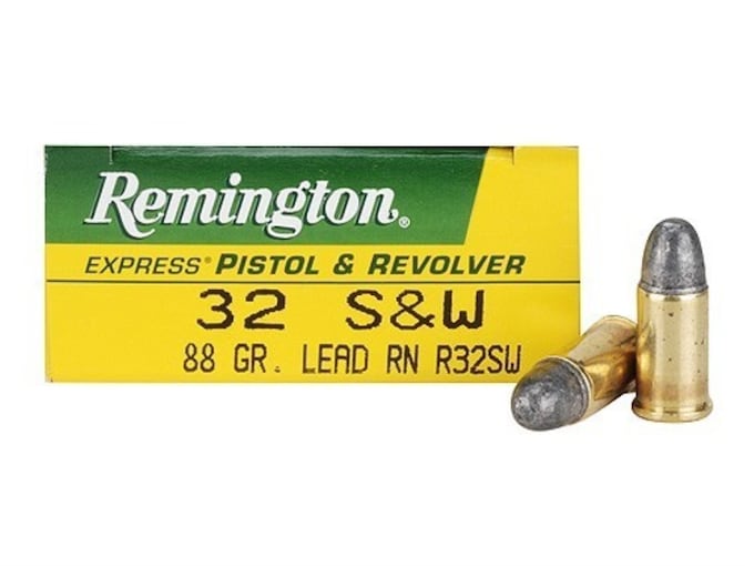 Remington Express Ammo 32 S&W 88 Grain Lead Round Nose Box of 50
