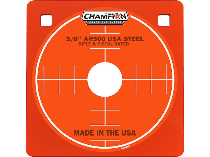 Champion Center Mass Steel 3/8 AR500 8 Square