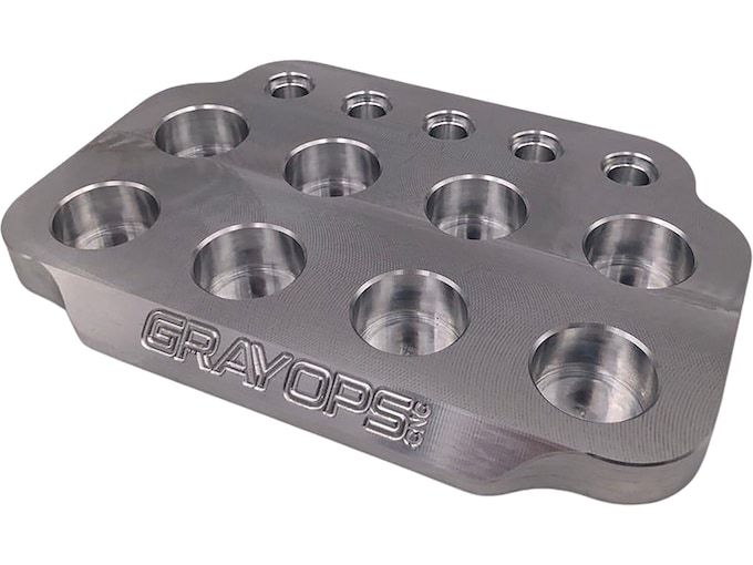 Gray Ops CNC Reloading Giraud Trimmer Block
