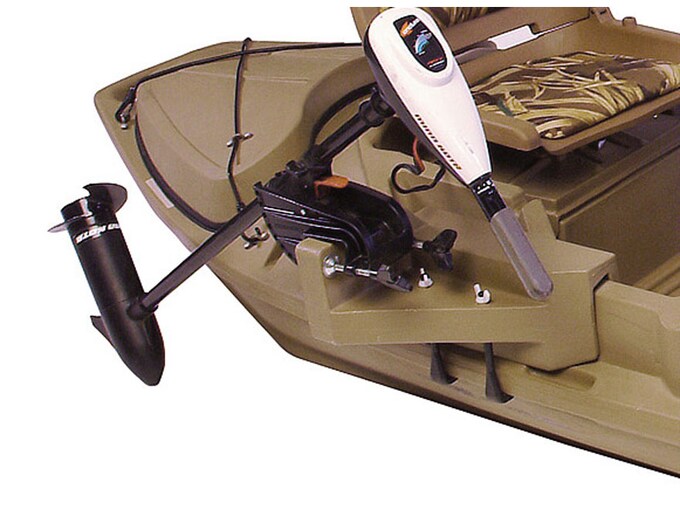 Beavertail Stealth Sneak Boat Motor Mount Stealth 2000 Marsh Brown