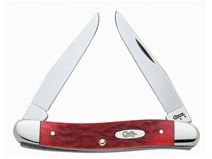 Case Mini Muskrat Folding Knife Two Clip Chrome Vanadium Blades Dark