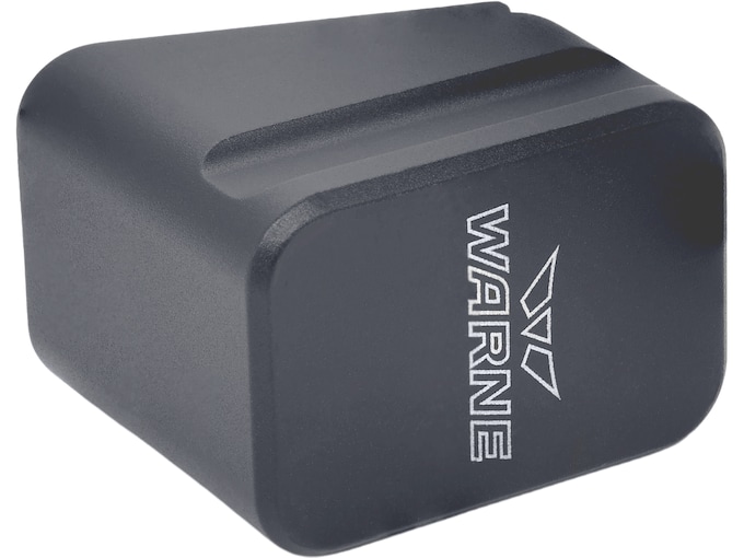 Warne Extended Mag Base Pad Glock 17 22 9mm +5 40 S&W +4 Aluminum Red
