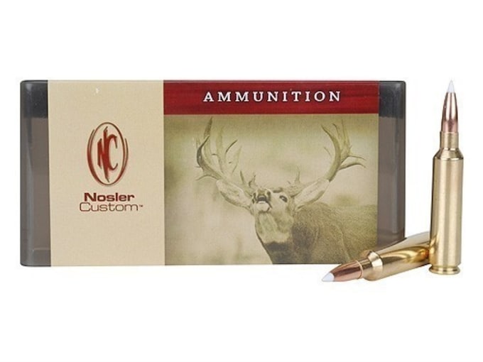 Nosler Custom Ammo 6.5mm-284 Norma 130 Grain AccuBond Spitzer Box of