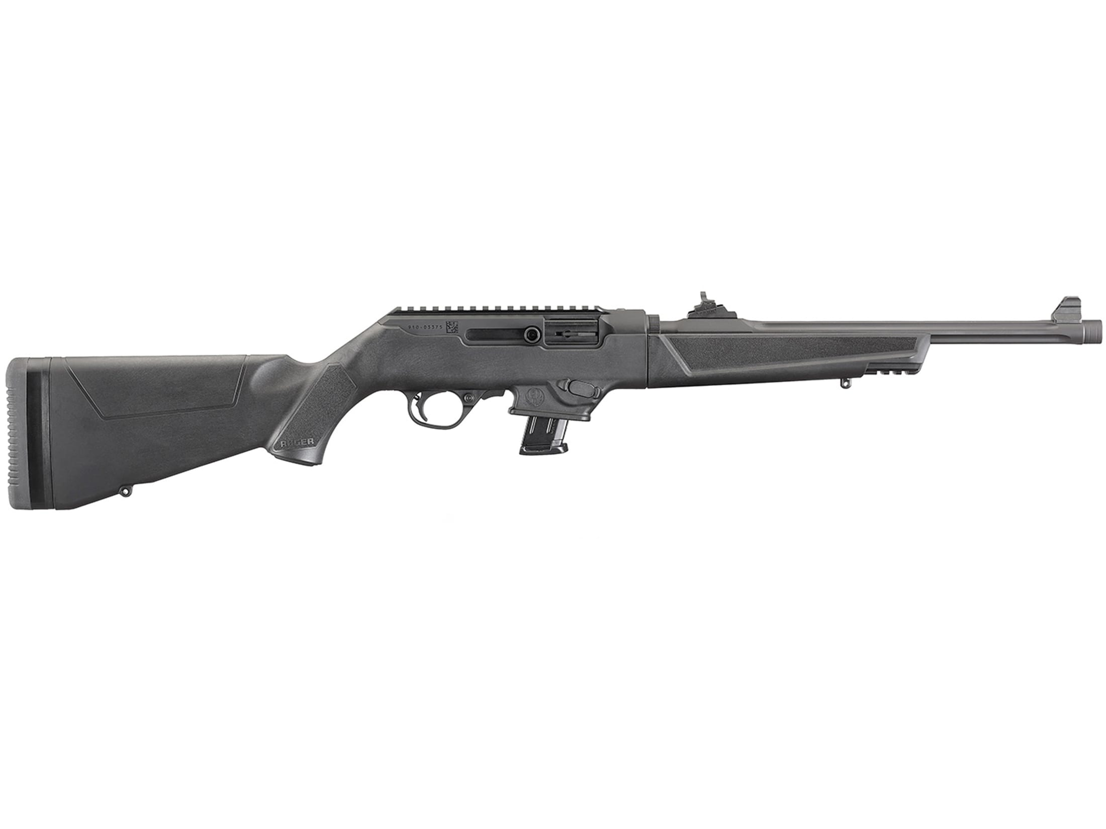 Ruger PC Carbine Semi Automatic Rifle 9mm Luger 16.12 Fluted Black