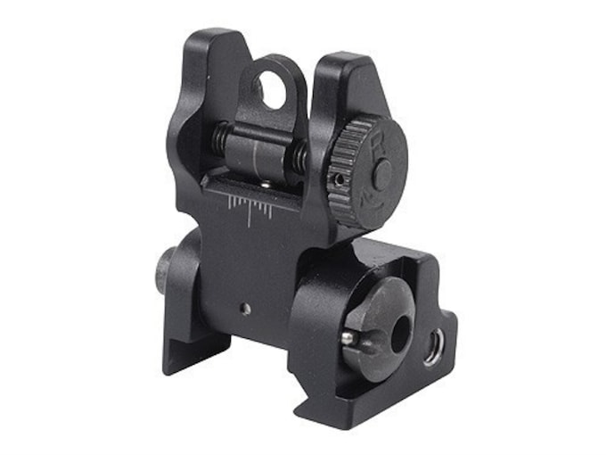 PRI Flip-Up Rear Sight AR-15 Flat-Top Aluminum Matte