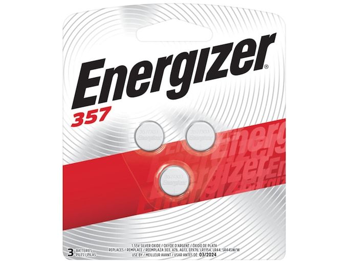 Energizer Battery 357 1.5 Volt Silver Oxide 3PK