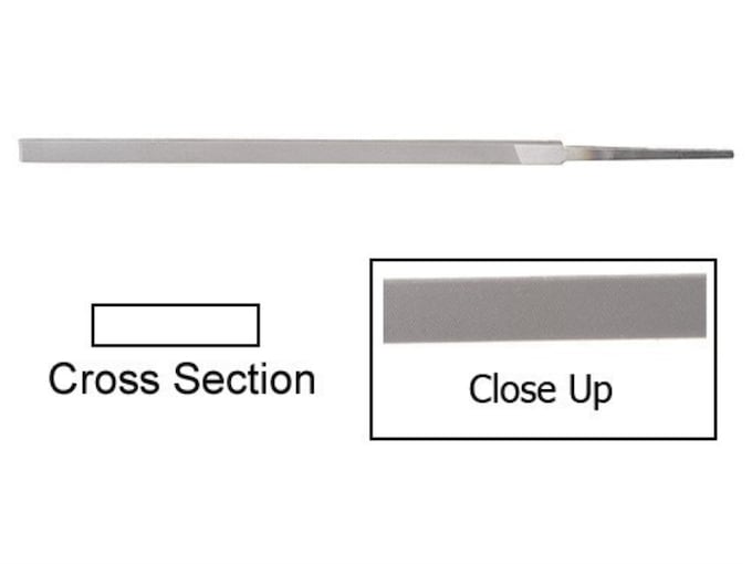 Nicholson 4 Swiss Cut #2 Extra Narrow Pillar File