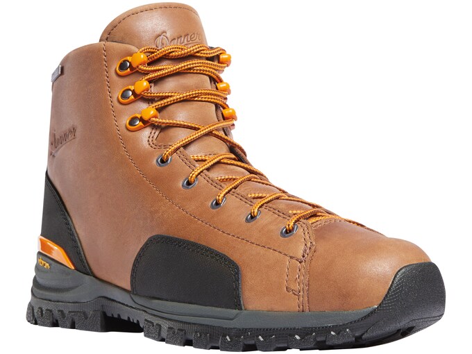 Danner Stronghold 6 Work Boots Leather/Nylon Brown/Orange Men's 9.5 EE