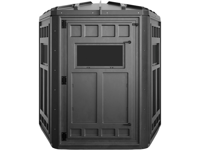 Booner Blinds 5-Panel Dagger HW Box Blind 75x75 Horizontal Clear