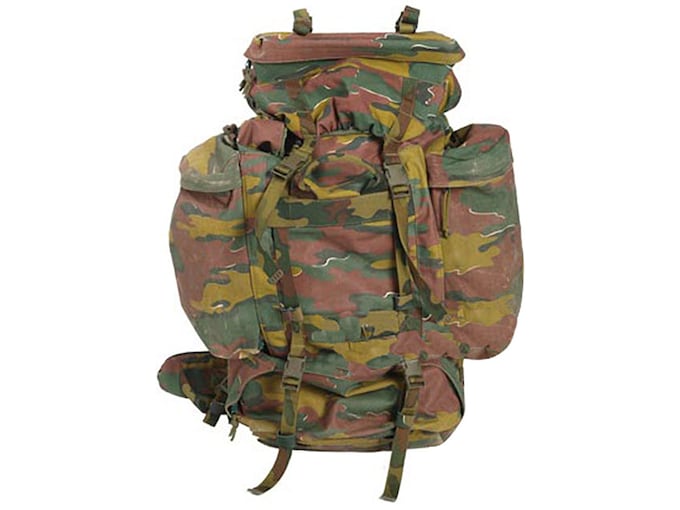 Military Surplus Belgian M97 Camo Rucksack