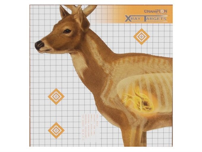 Champion XRay Deer Target 25 x 25 6PK