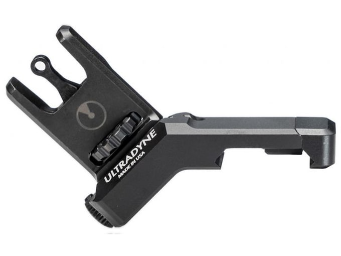 Ultradyne C2 Offset Flip Up Aperture Front Sight Ar 15 Aluminum Black