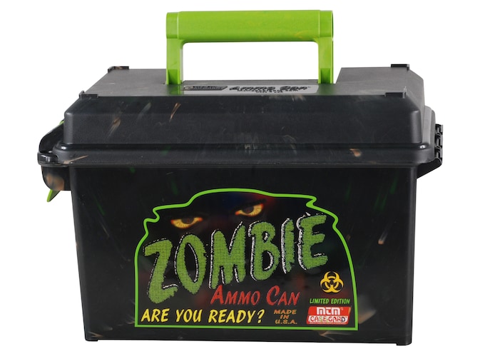 MTM Limited Edition Zombie Ammo Can 50 Cal Polymer Black