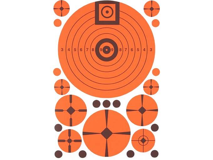 Lyman Assorted Match Target Dots 10PK Sheets