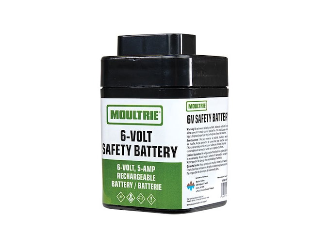 Moultrie Rechargeable Safety Battery 6 Volt Lead Acid 5 Ah